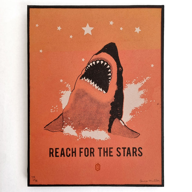 Shark - Two tone pink – Arna Miller Designs, LLC